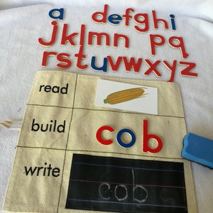 Read/build/write Montessori Sorting Mat Plus ALL ITEMS - Etsy