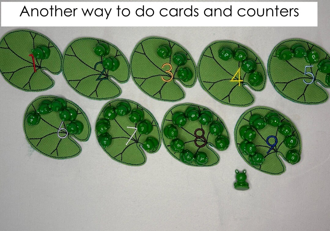 Frog Counting Work - Math All Materials Included - Etsy
