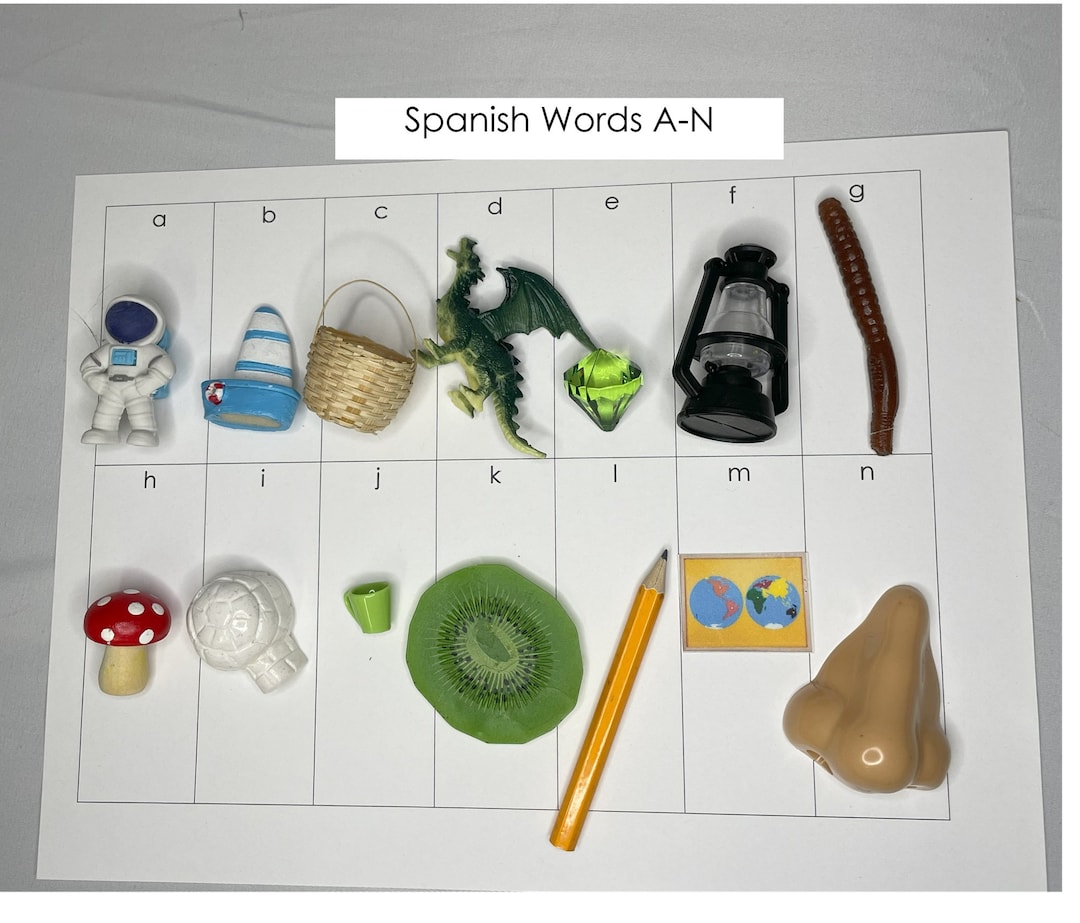 Spanish 27 Large Initial Phonetic Alphabet Objects only the Objects ...