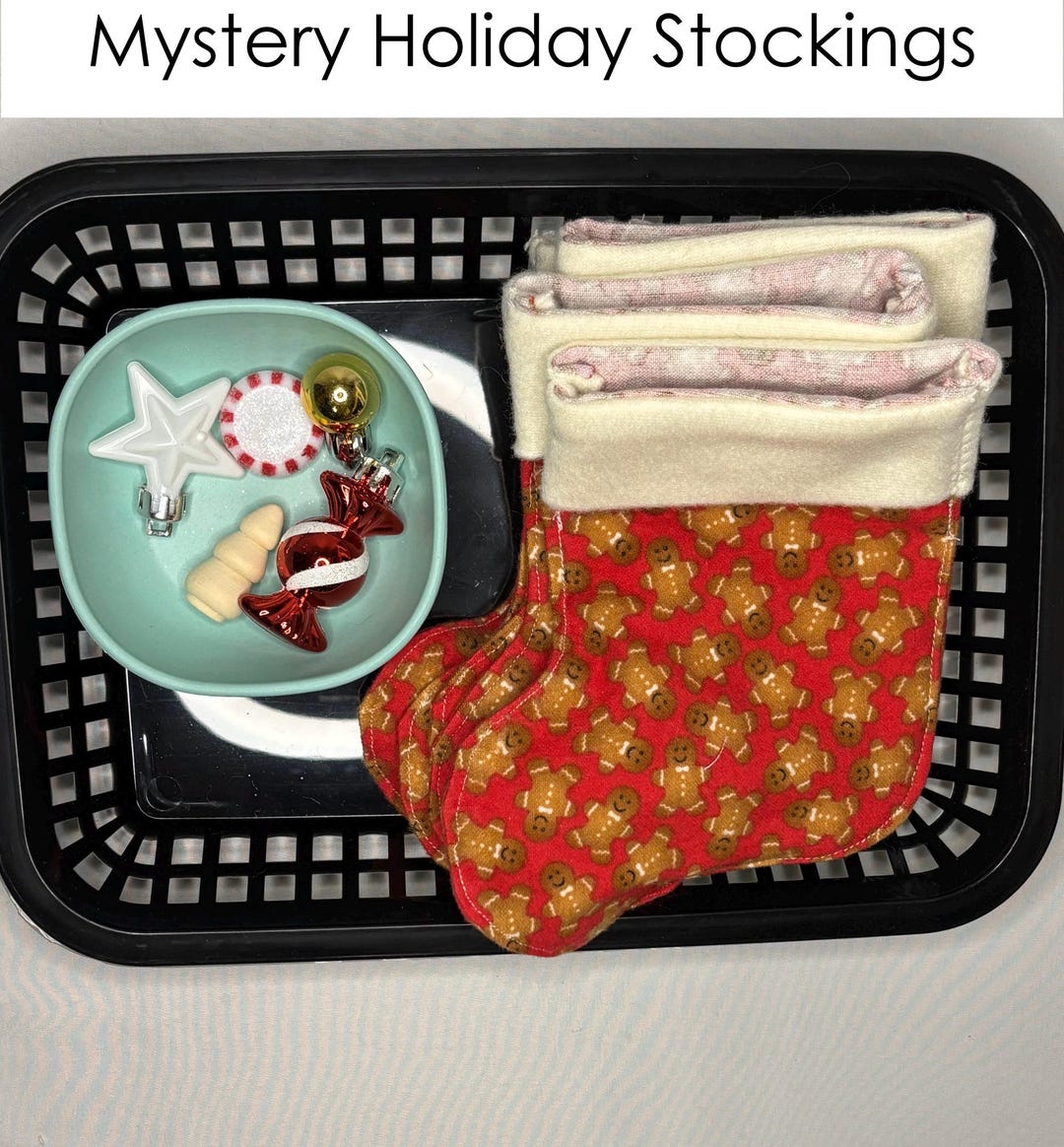 Stereognostic or Mystery Holiday Stockings With Shapes and Lesson ...