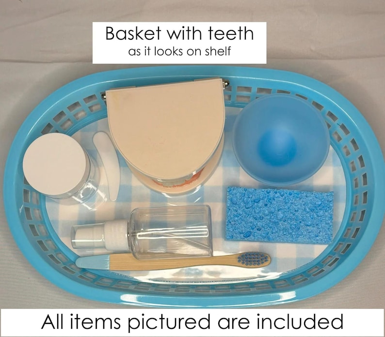 Tooth Brushing - Montessori Practical Life - ALL MATERIALS INCLUDED ...