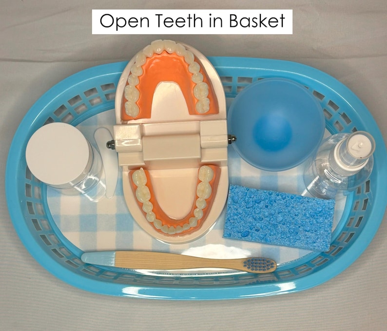 Tooth Brushing - Montessori Practical Life - ALL MATERIALS INCLUDED ...