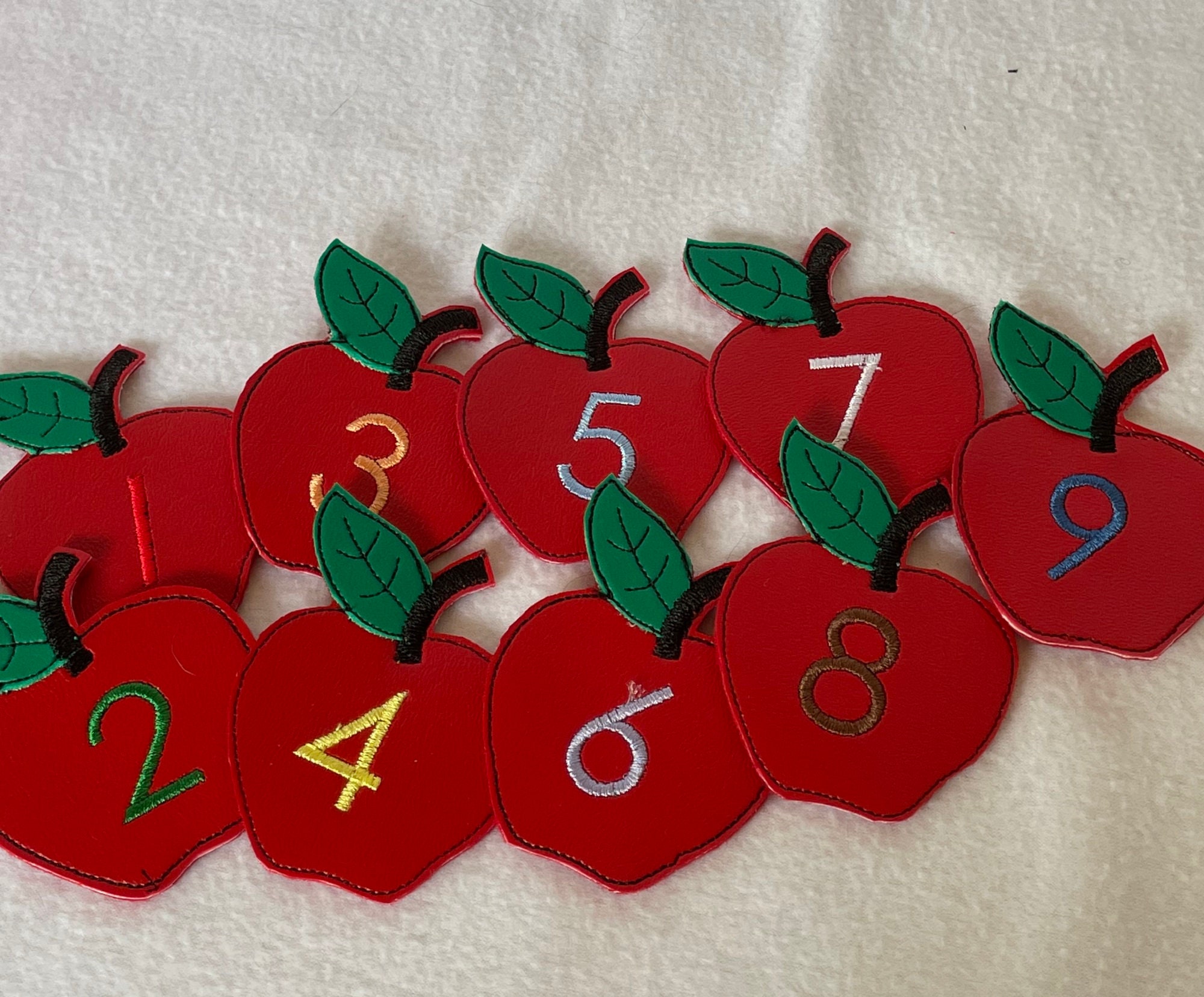 Apple Counting Work Math All Materials Included - Etsy