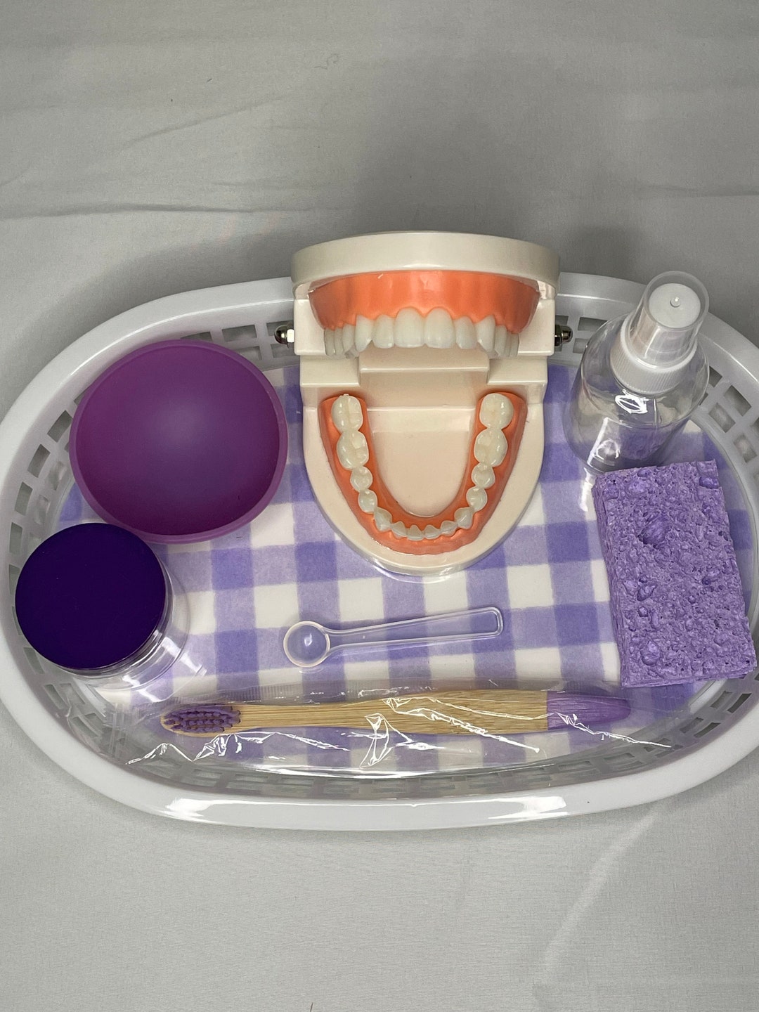 Tooth Brushing Montessori Practical Life ALL MATERIALS INCLUDED ...