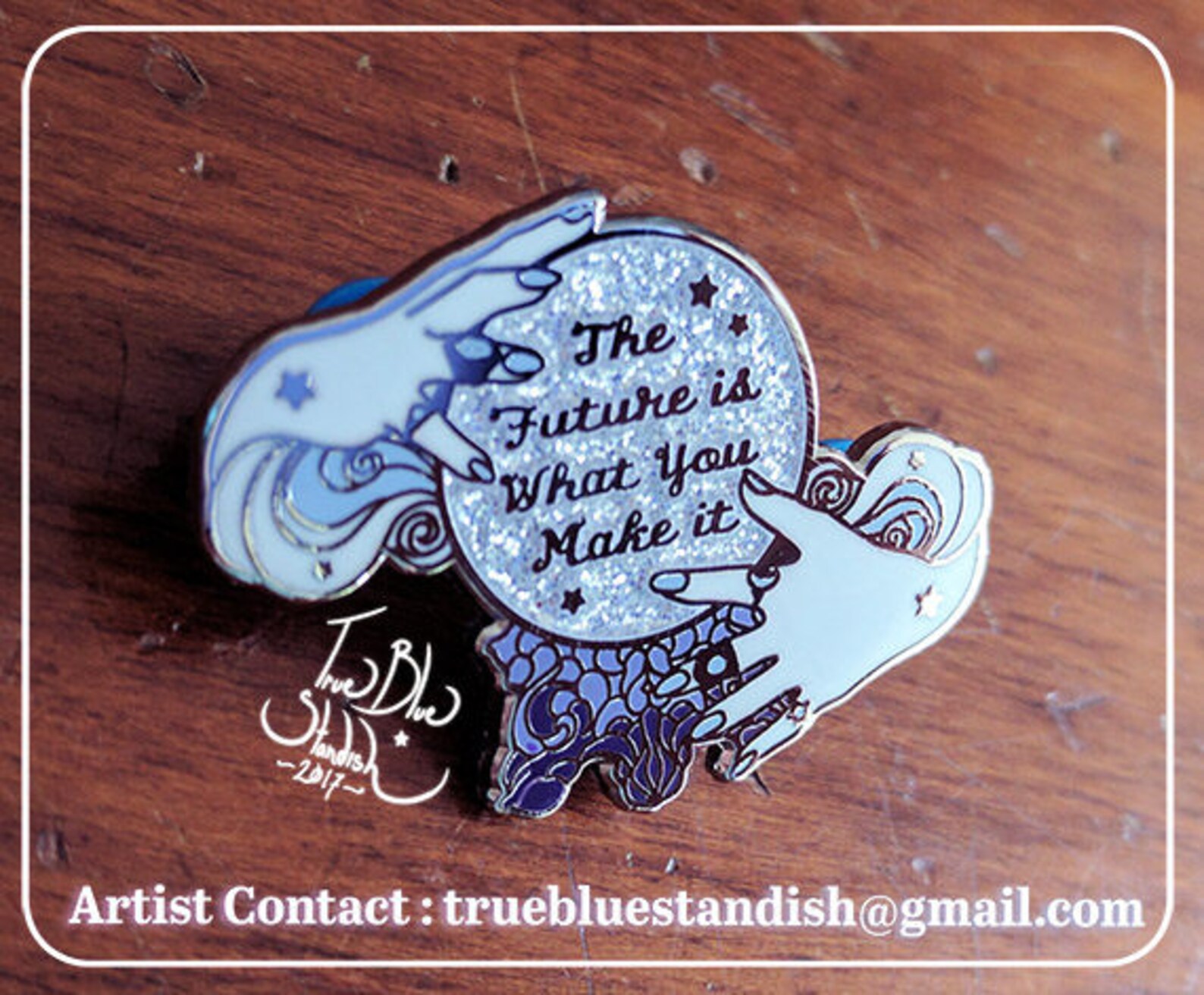 The Future is What You Make It Hard Enamel Pin - Etsy