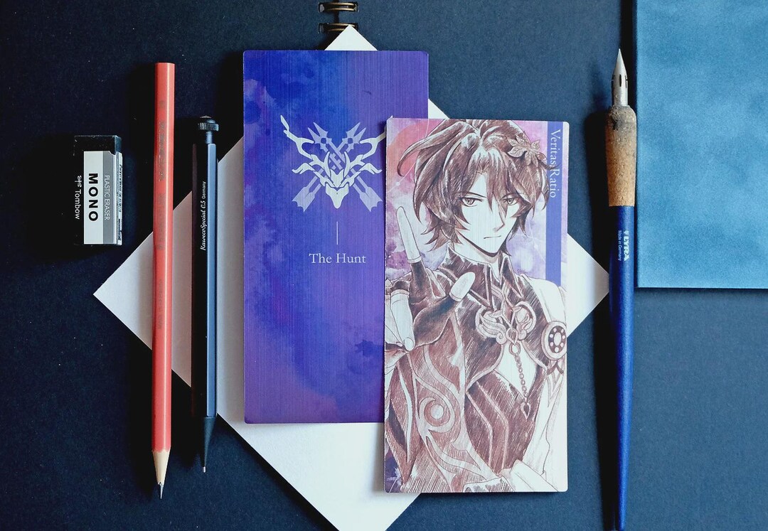Dr. Ratio Honkai: Star Rail PVC Ticket Bookmark Metallic Style - Etsy