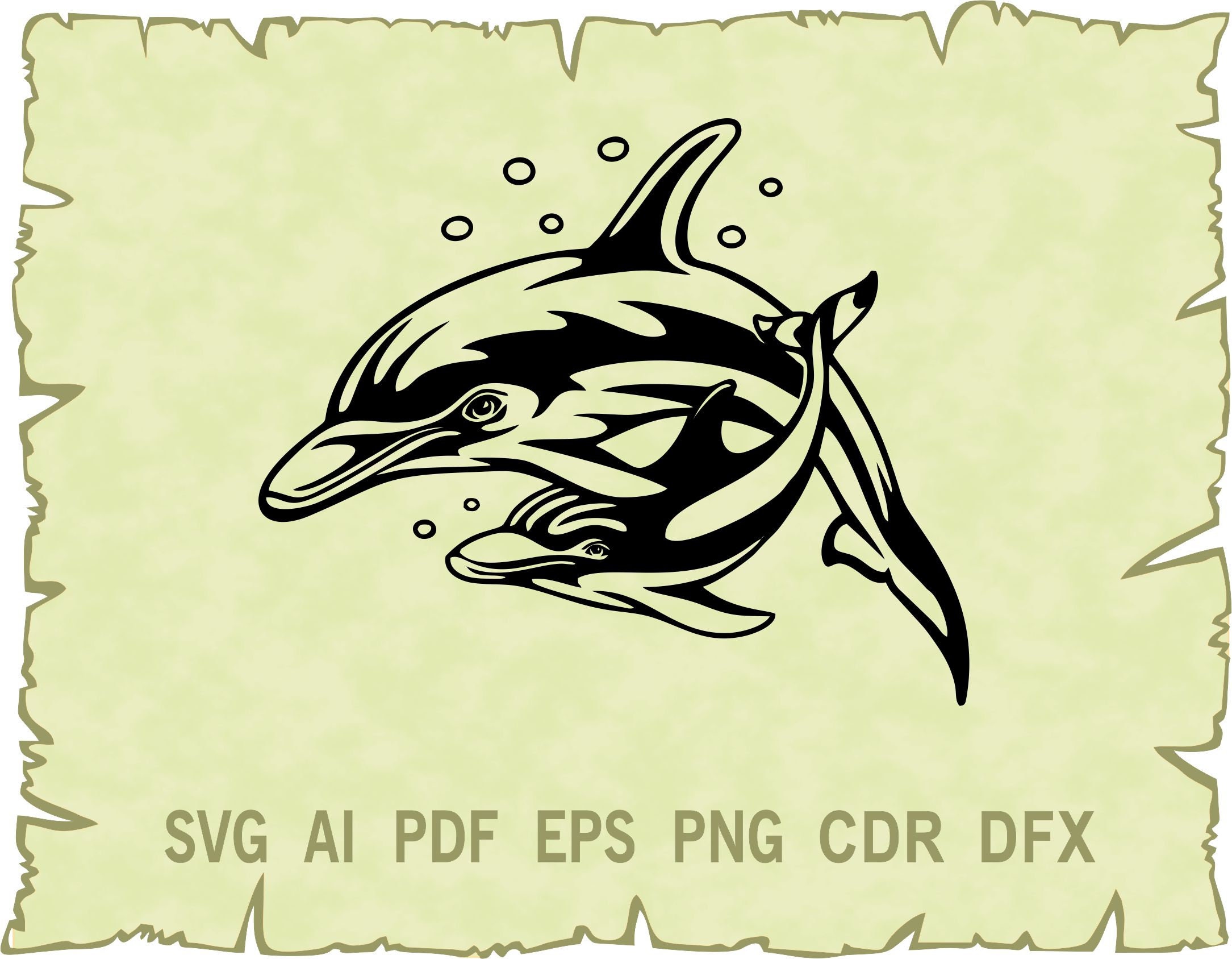 Dolphin vector Dolphin svg Dolphin clipart Dolphins SVG | Etsy