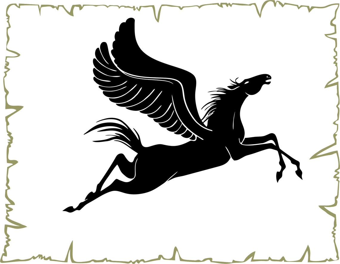 Pegasus SVG , Pegasus Clipart , Pegasus Vector , Pegasus Cut File ...