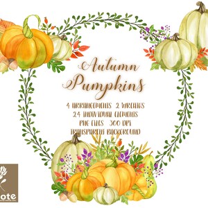 Thanksgiving Crafts, Fall Cliparts Watercolor Pumpkins, Thanksgiving ...