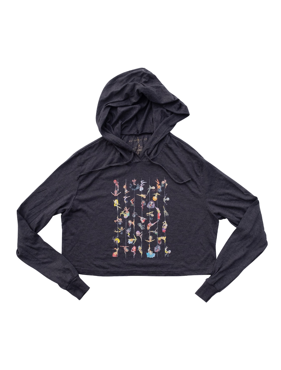 Pole Dancing Dance Illustrated Cropped Hoodie Light Weight | off Duty ...