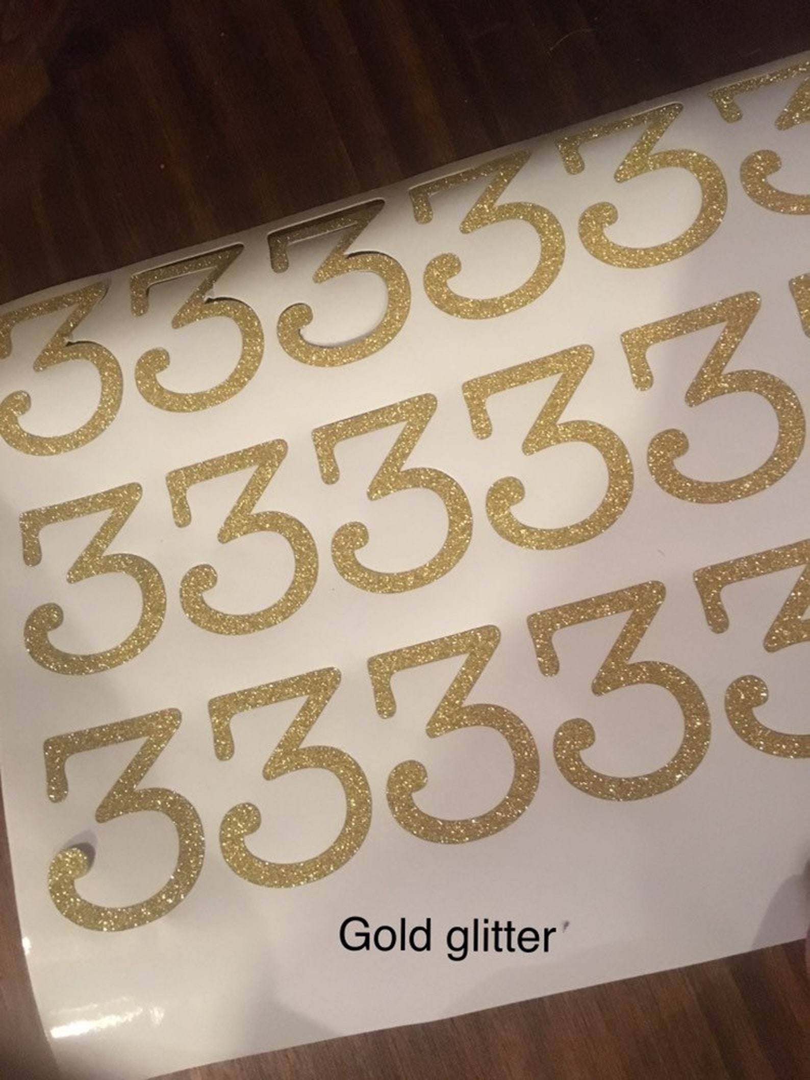 Custom Number Stickers Decals Envelope Seals Birthday | Etsy