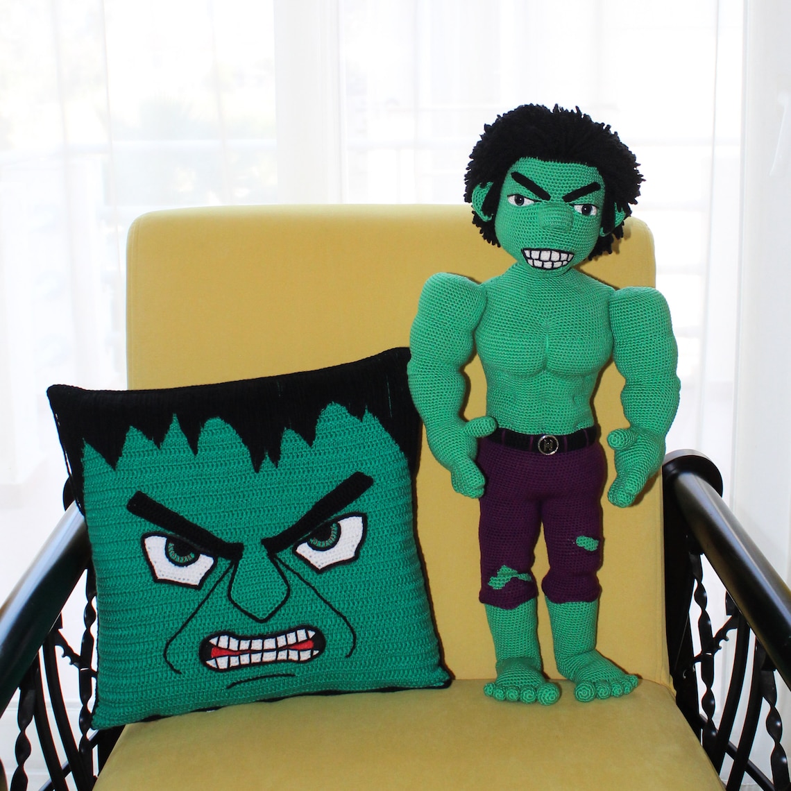 Hulk Crochet Pattern Hulk pillow crochet pattern Hulk | Etsy