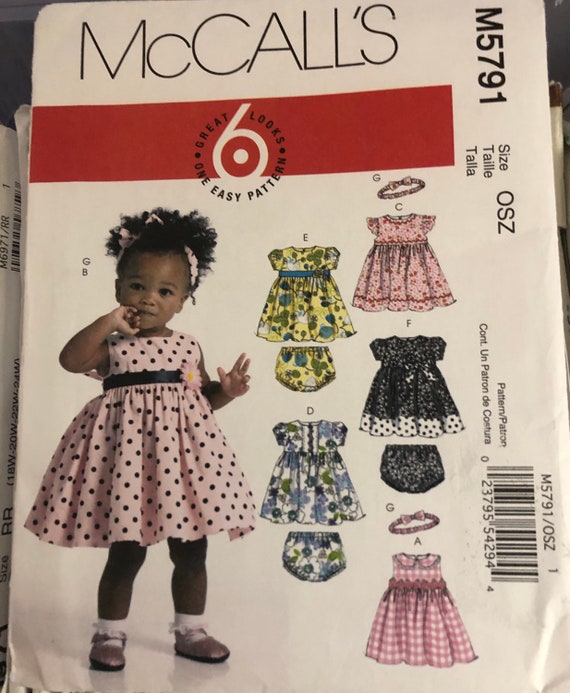 Free Shipping McCall Sewing Pattern M5791 Small X-Large | Etsy