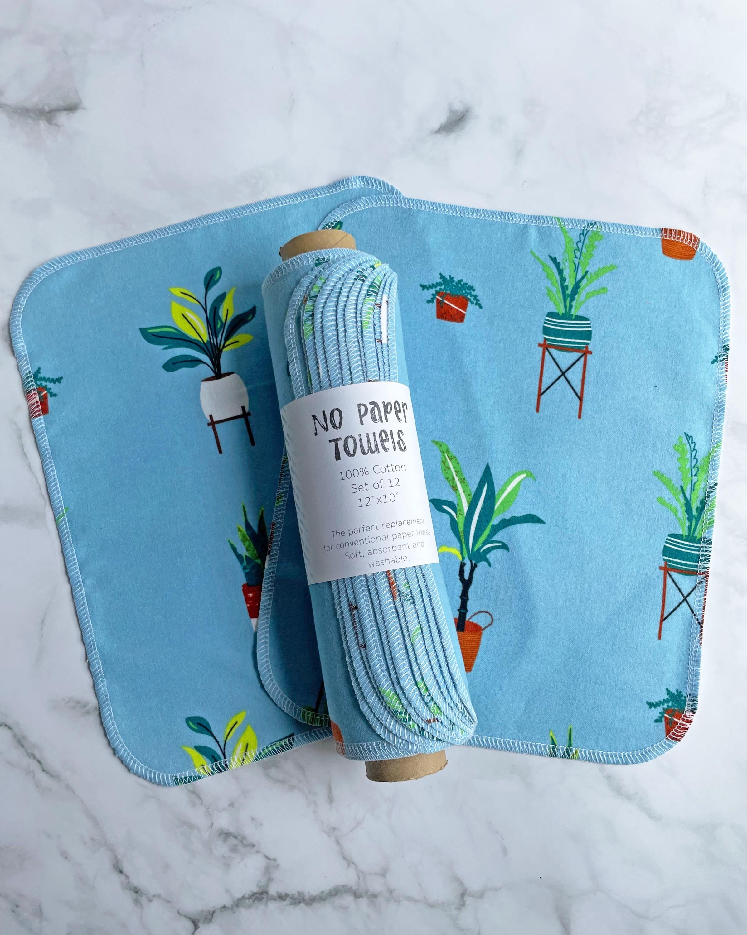 Individual Prints No Paper Towels // Set of 12 No Paper Towels ...