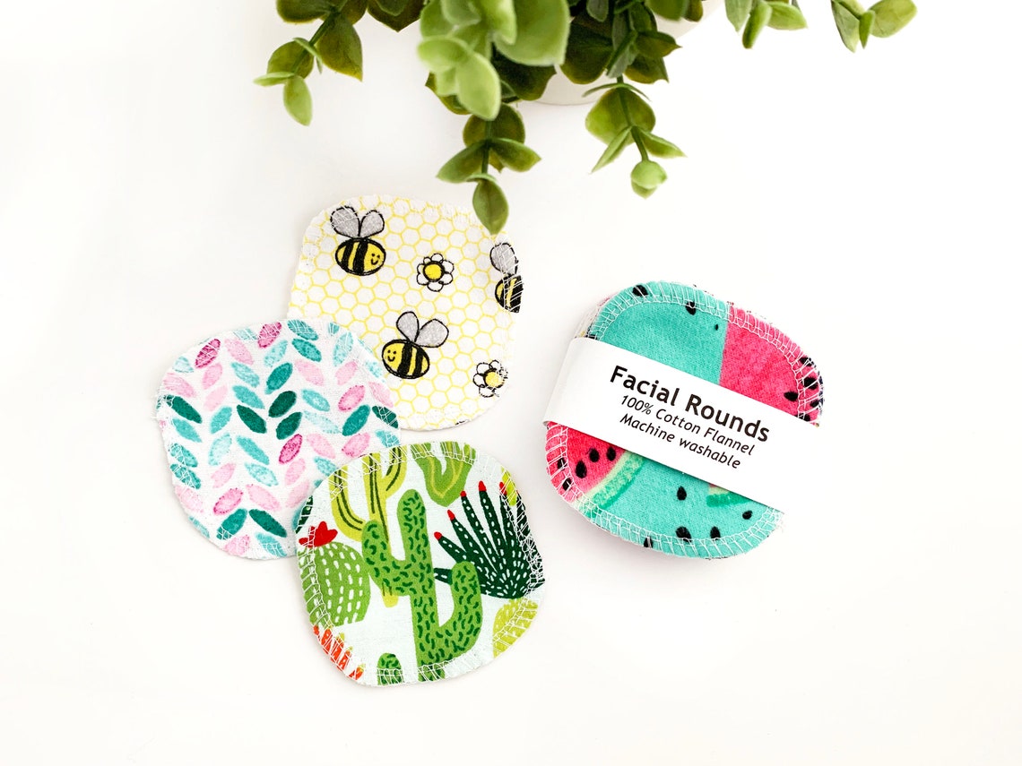 Set of 20 Facial Rounds // Surprise Pack // Mixed Prints // | Etsy