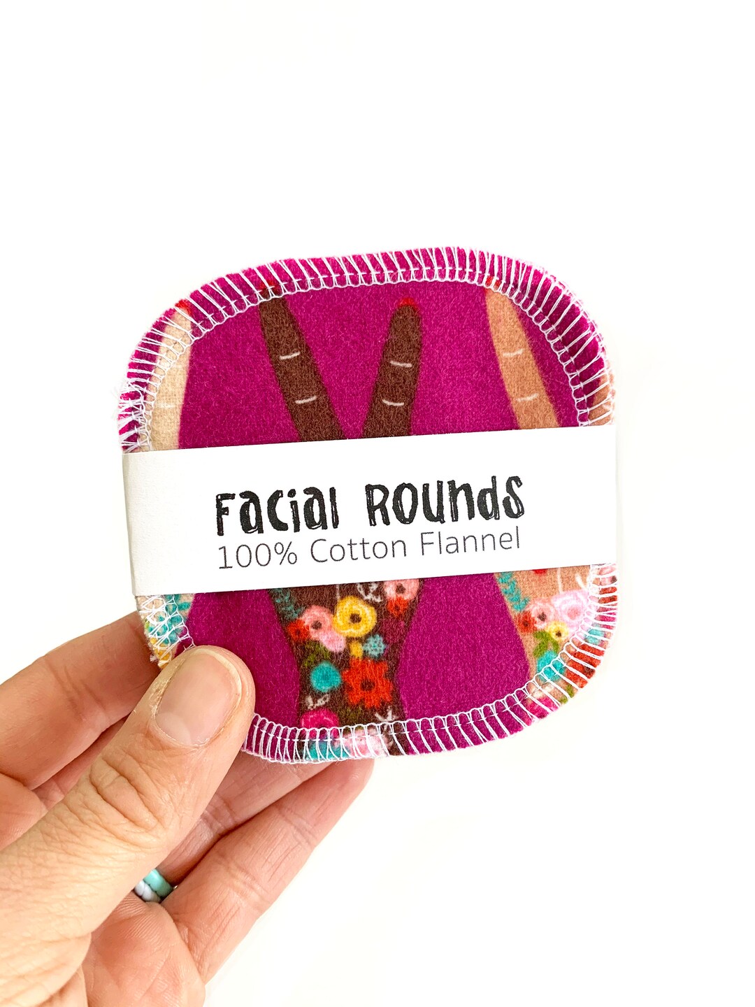 Facial Rounds // Girl Power // Peace Sign // Make up Remover Pads - Etsy