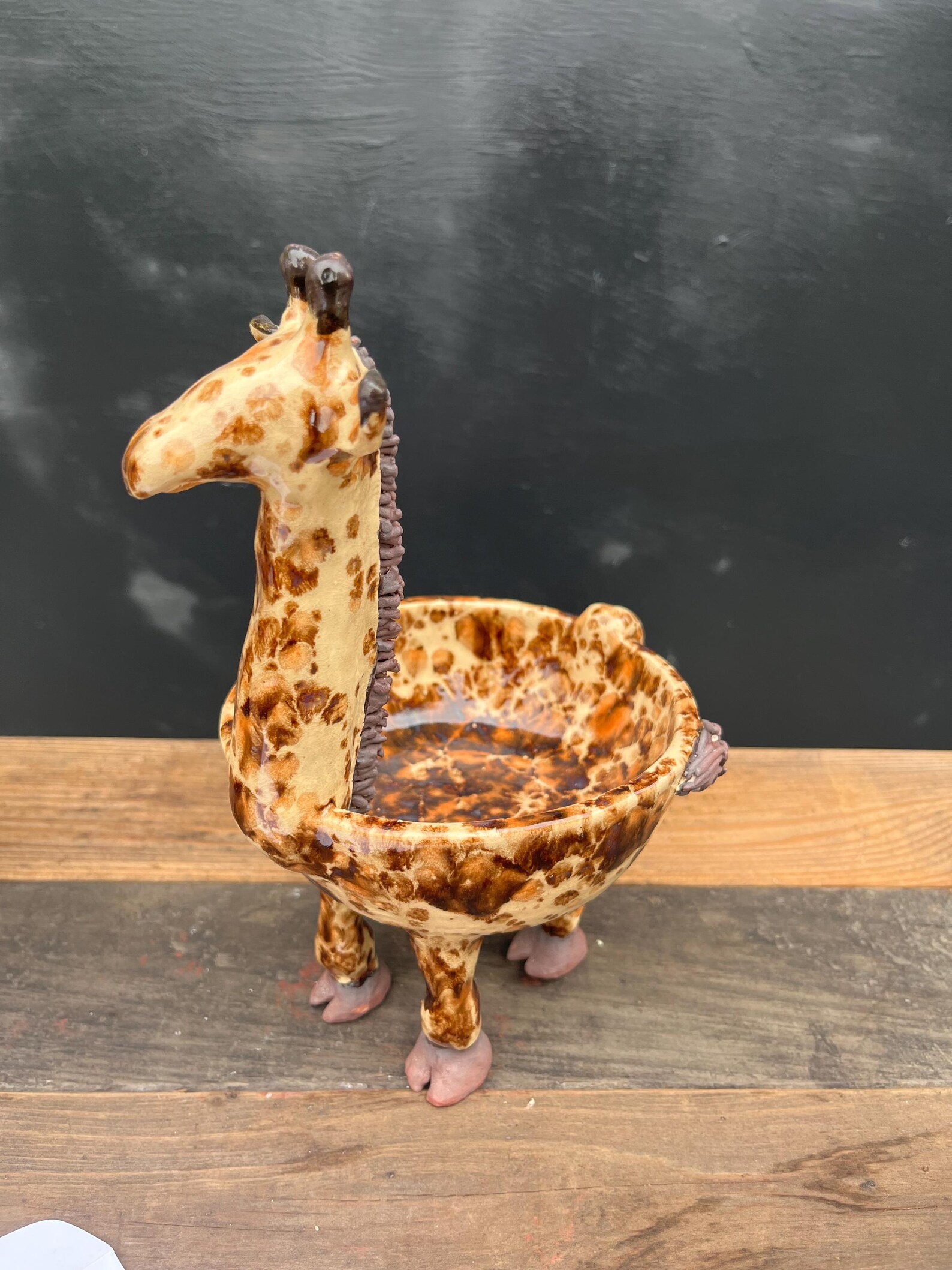 Handmade Ceramic Bowl, Wildlife Collection, Giraffe, Home Gifts - Etsy