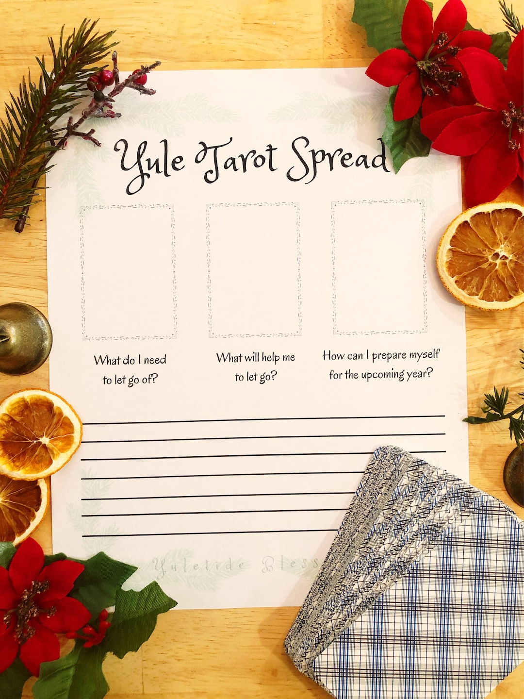 Yule Tarot Spread, Digital Download - Etsy
