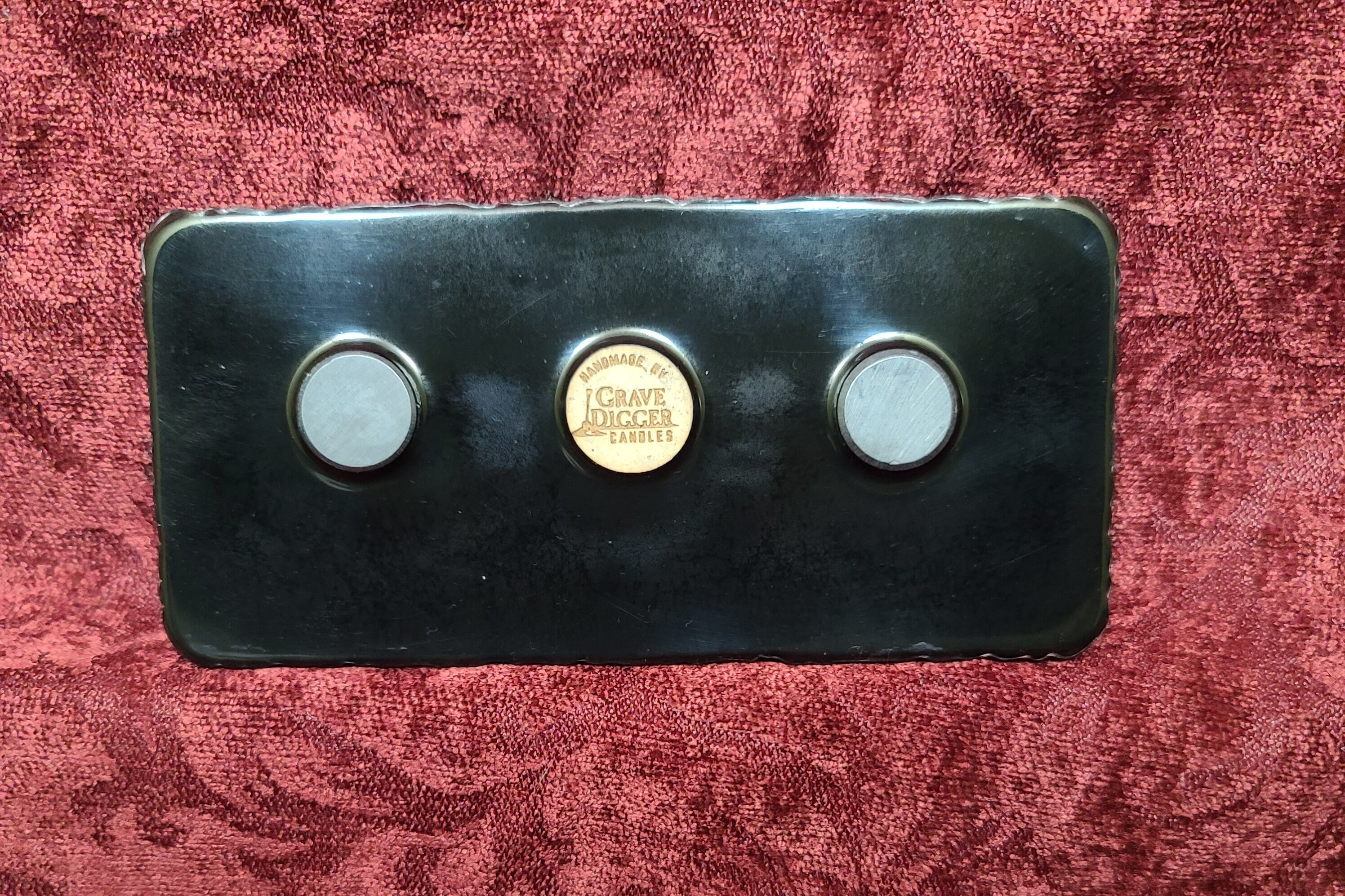 Victorian Coffin Plaque Magnet, Handmade, Cold Cast Bronze, Gothic ...