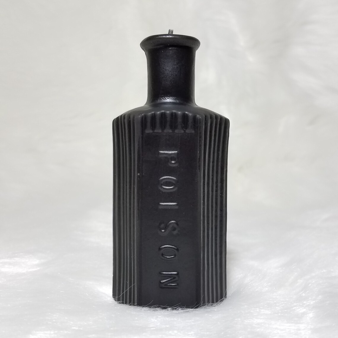 Black Beeswax Poison Bottle Candle Conjuring Spirits | Etsy