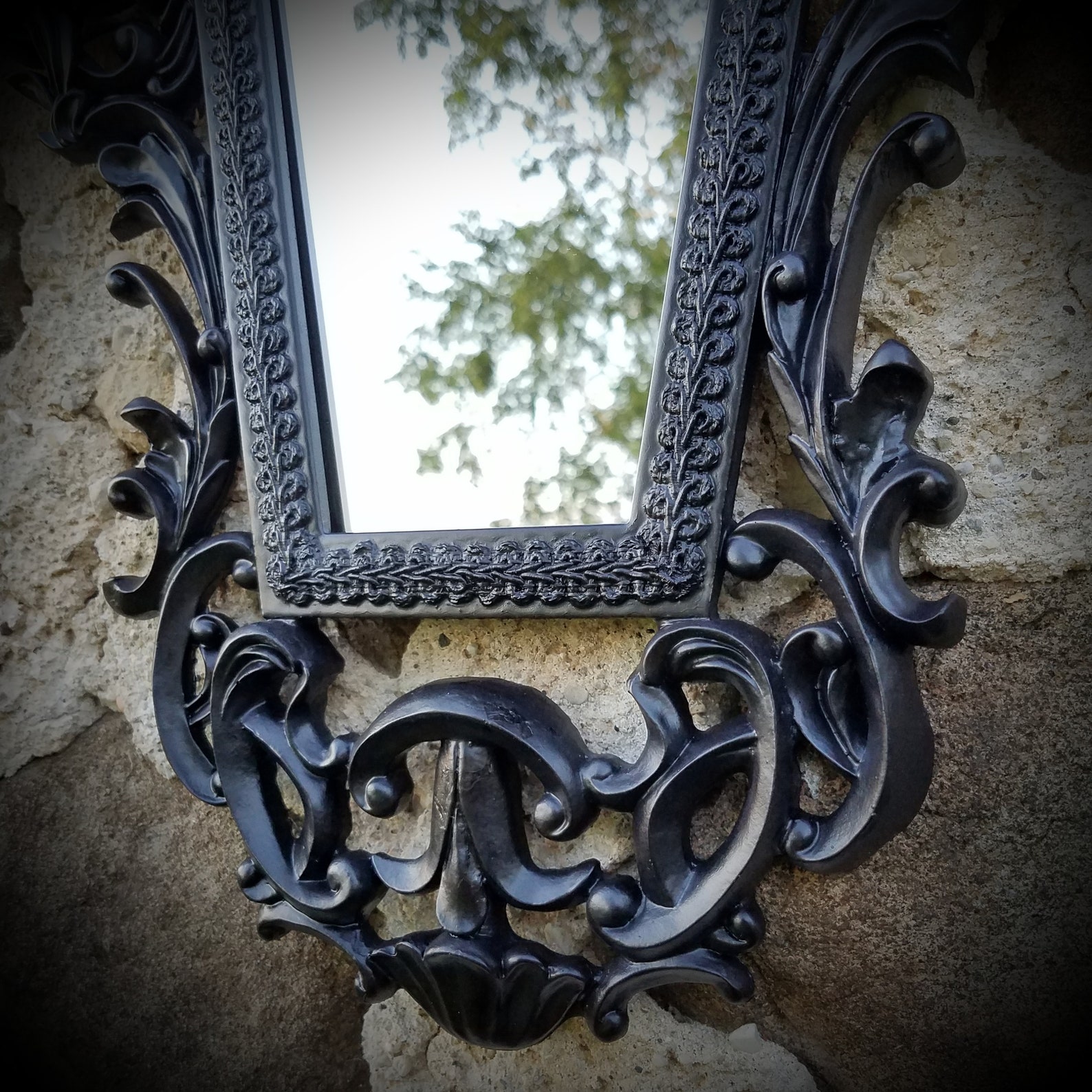 Gothic Victorian Coffin Mirror - Etsy UK