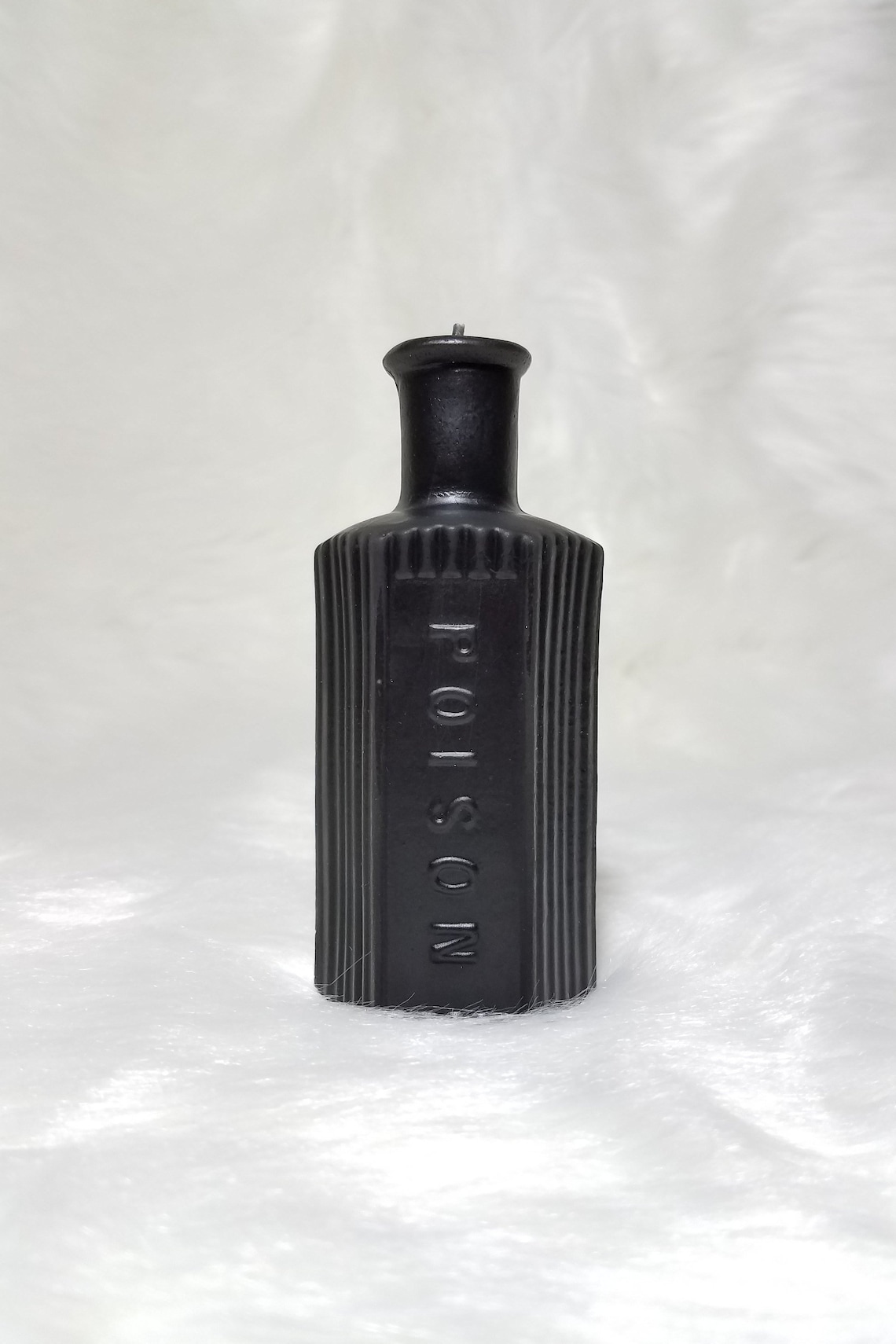 Black Beeswax Poison Bottle Candle Conjuring Spirits | Etsy