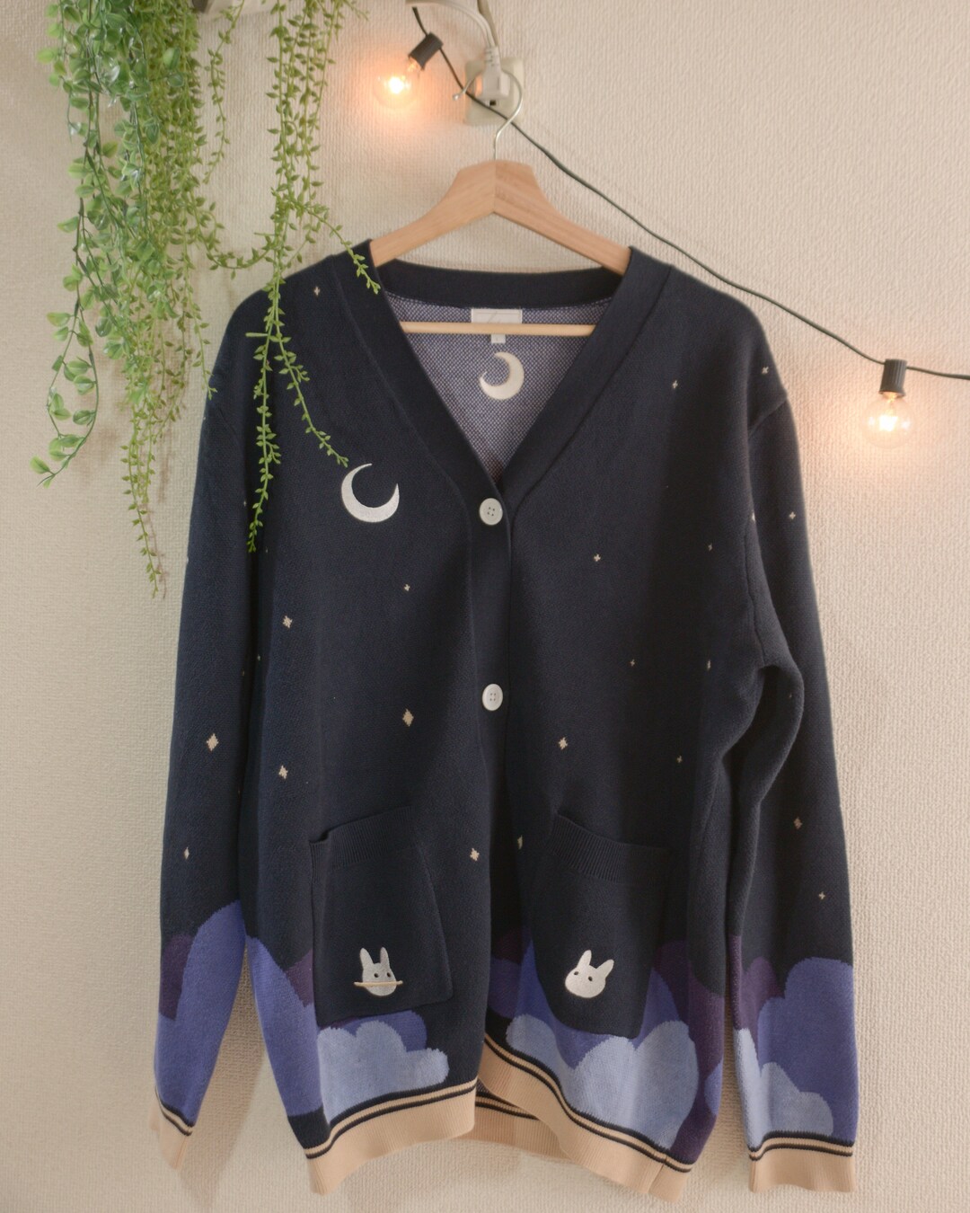 Space Buns Cardigan - Etsy