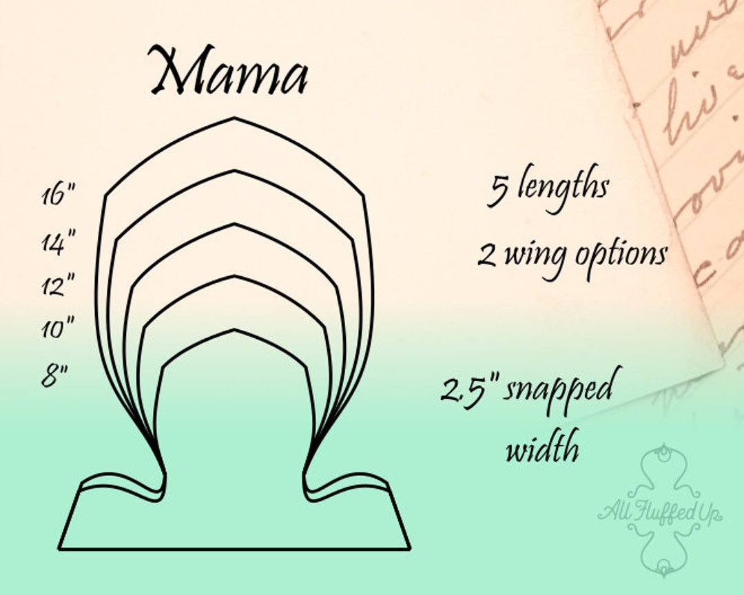 Mama/5 Length Bundle/cloth Pad Sewing Pattern/2.5" Snapped Width - Etsy