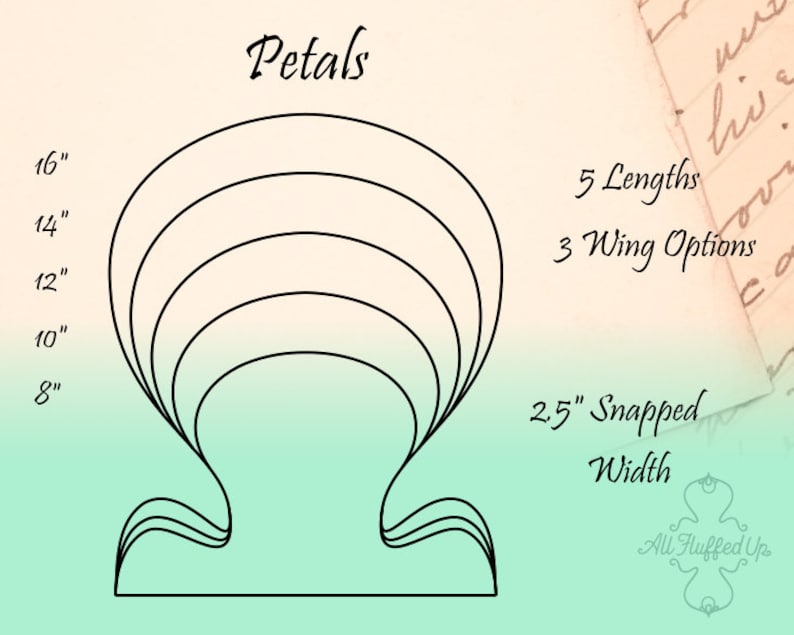 Petals/5 Length Bundle/Cloth Pad Sewing Pattern/2.5 | Etsy