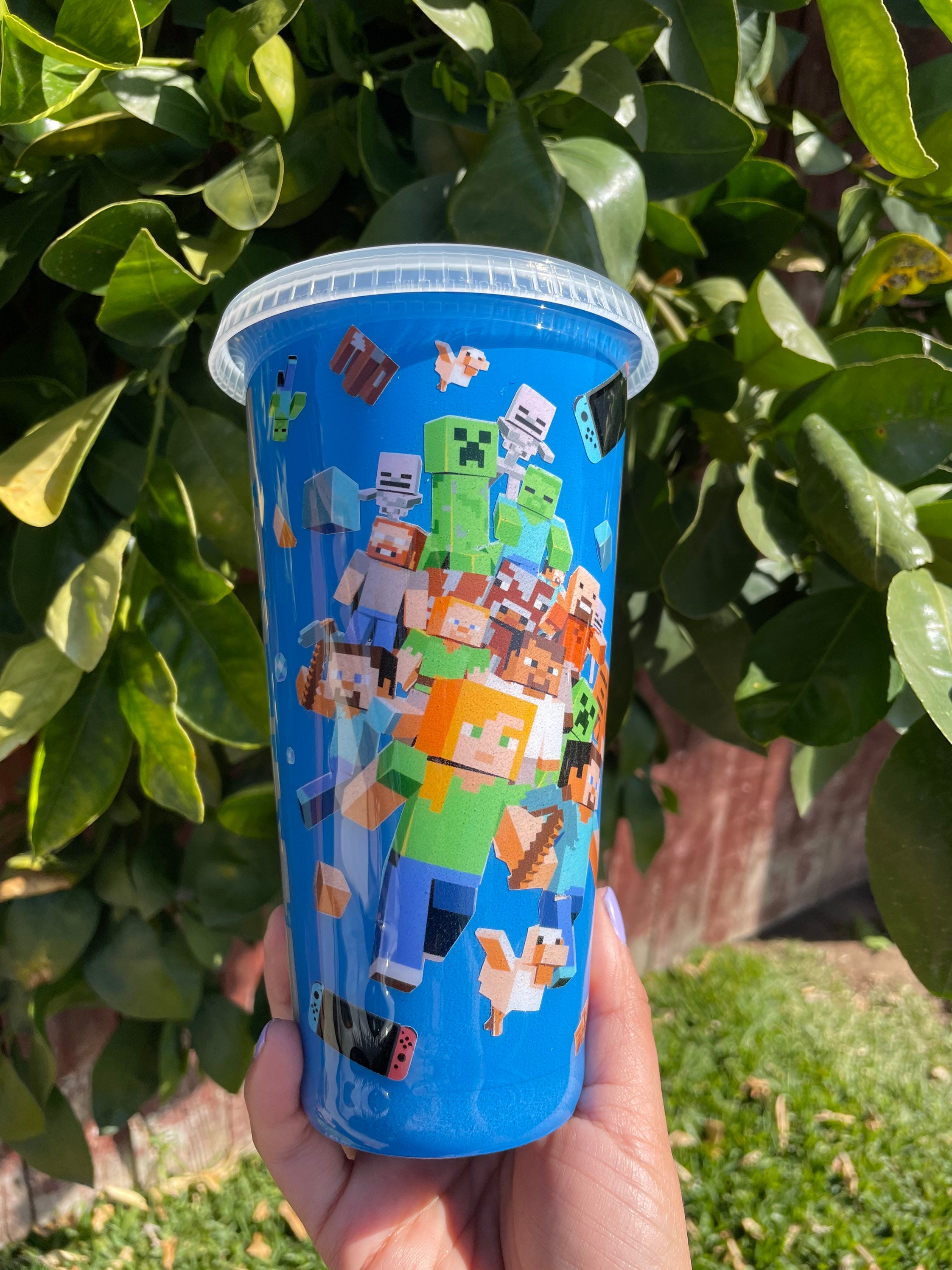 Minecraft Inspired Cold Cup | Etsy