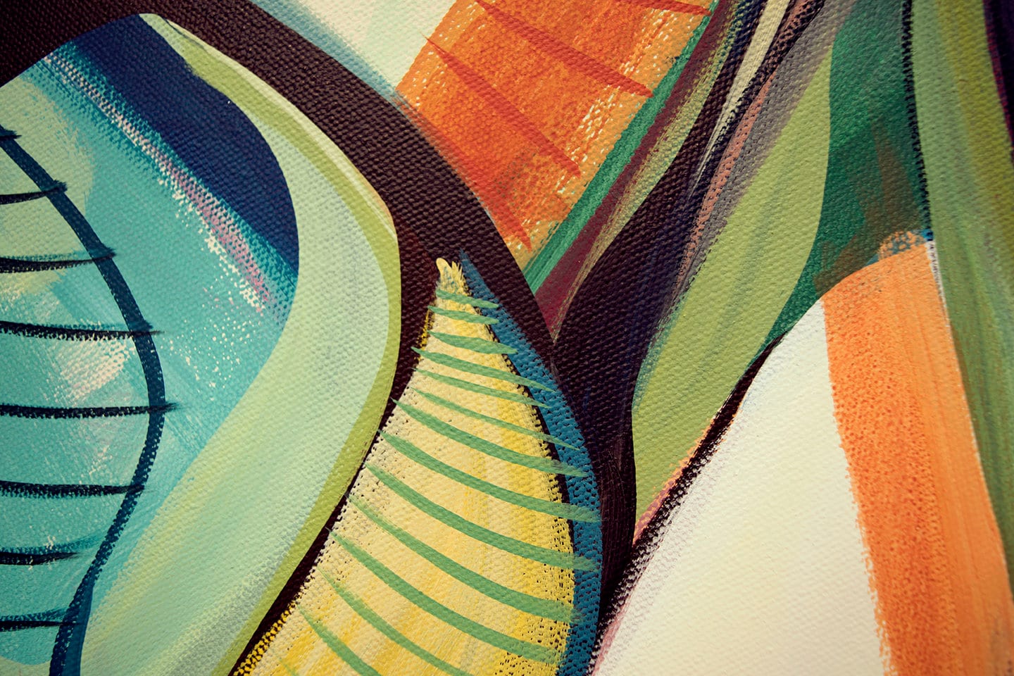 Abstract Painting PRINT Mid Century Modern Art Print Original | Etsy