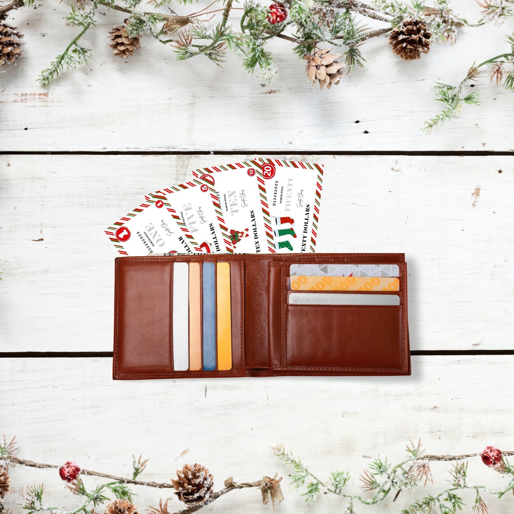 North Pole Cash, Printable Christmas Money, North Pole Dollar Bills ...