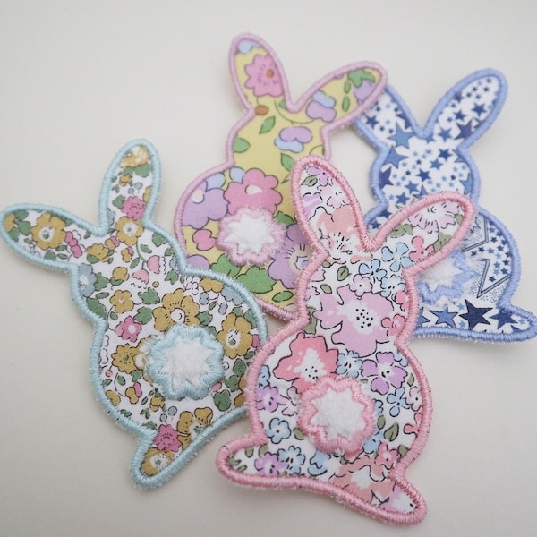 Bunny Iron on Patch - Etsy
