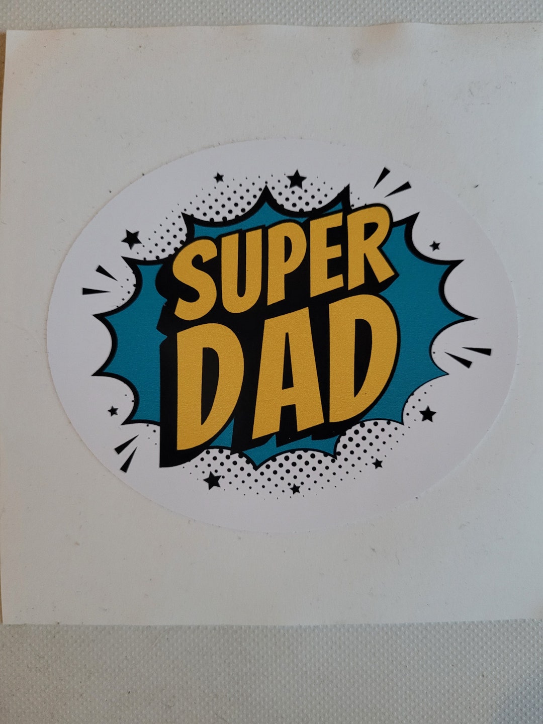 Super Dad Sticker - Etsy