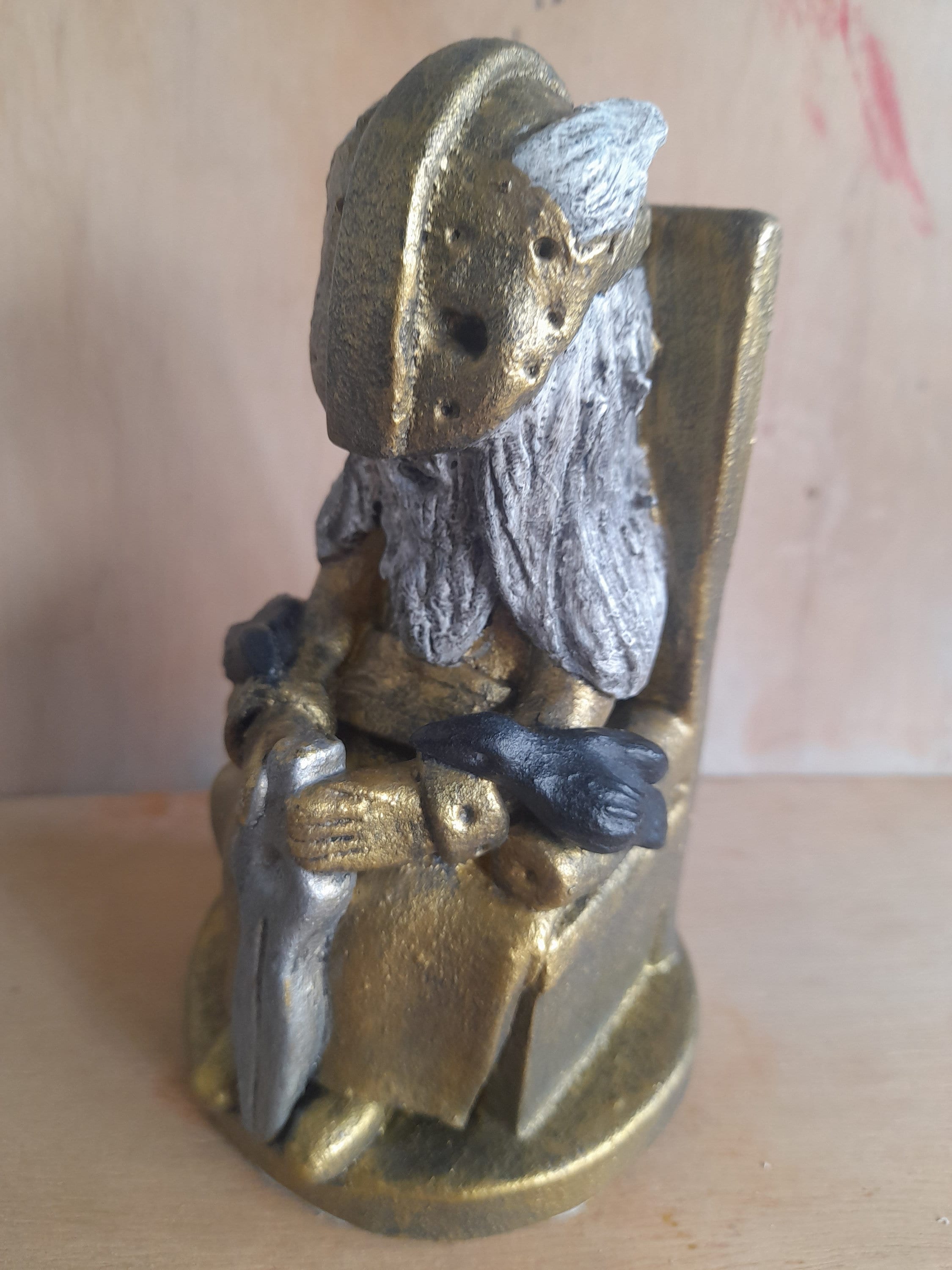 Odin Altar Statue / Norse God Odin Statue / Odin the Allfather Statue ...