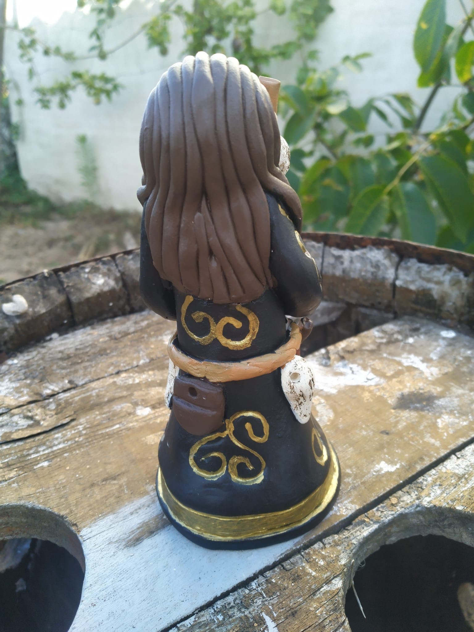 Celtic Druid Figure / Lusitanian Druid Statue / Druid Hand Painted ...