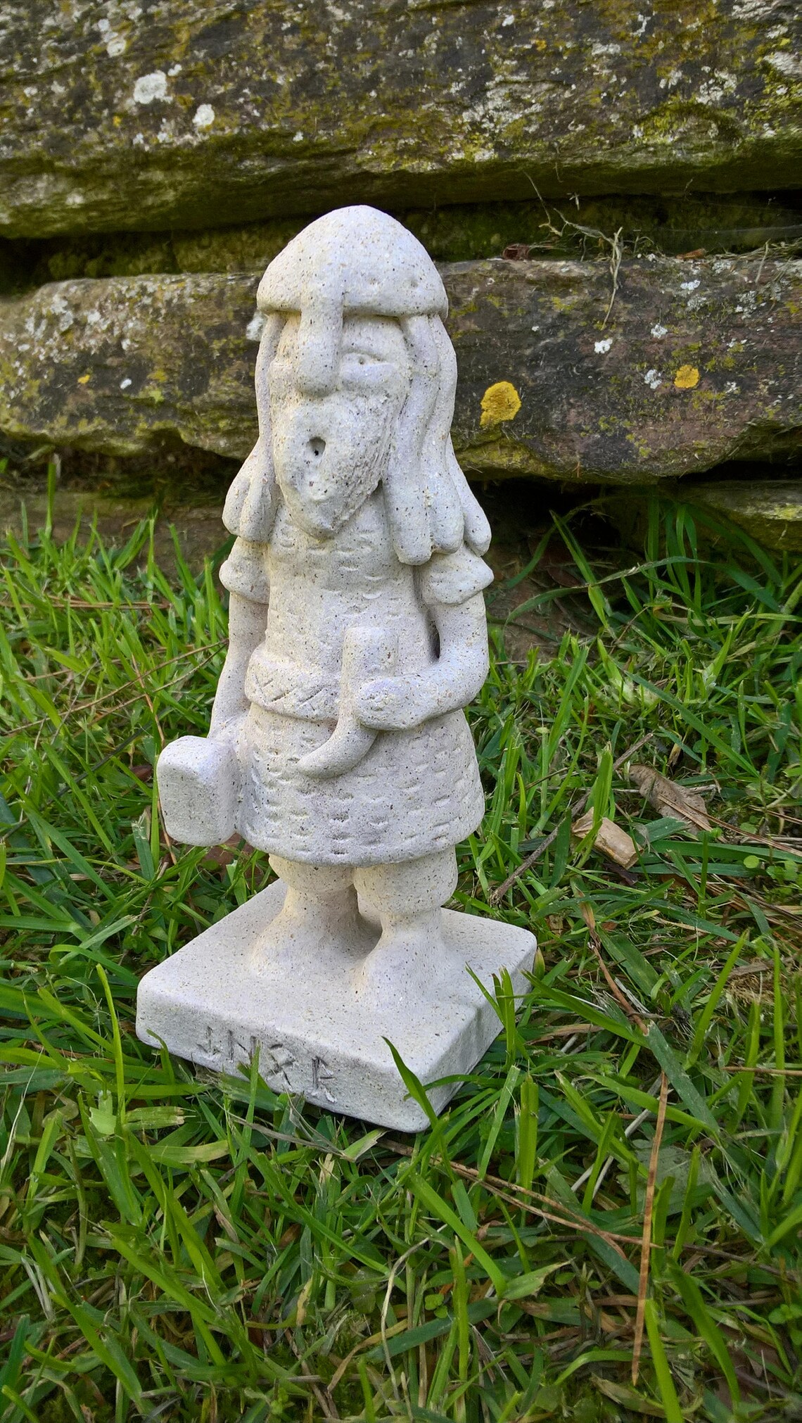 Thor Altar Statue / Ceramic Thor Statue / Norse God Statue / | Etsy