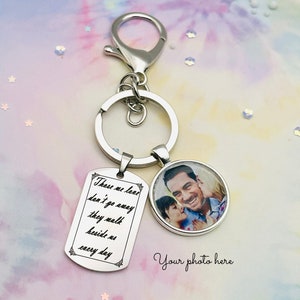 Memorial Keychain Custom Photo in Memory Gift in Memory of - Etsy