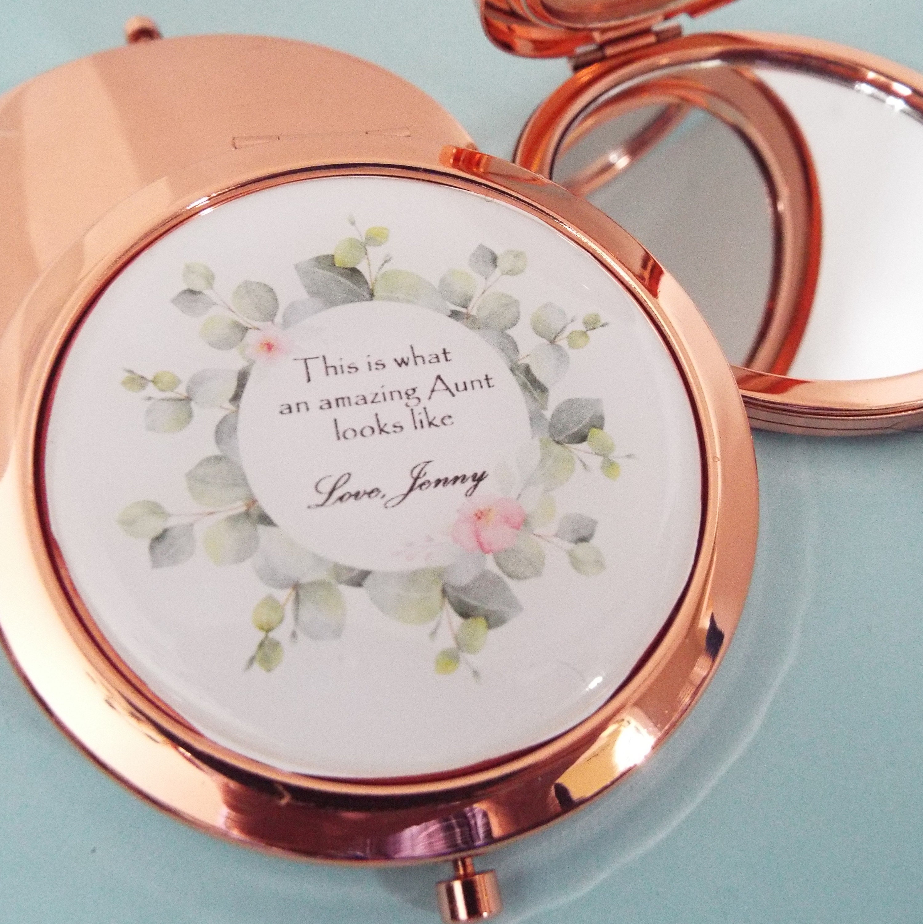 Personalized Gift For Aunt From Niece Aunt Christmas Custom Compact