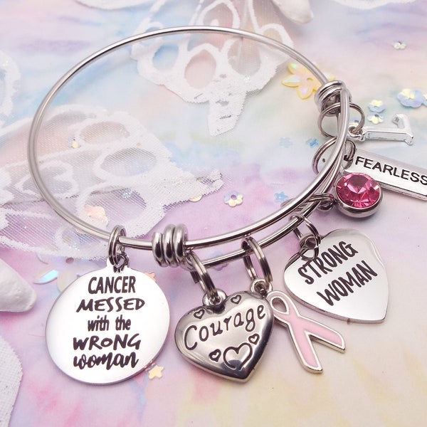 Breast Cancer Survivor Rings for Women - Etsy