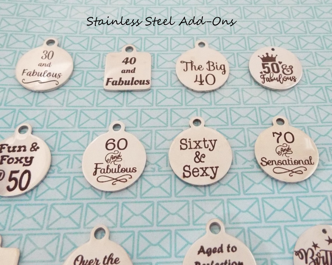 Birthday Charm Add on Charm Charm Bracelet Woman's - Etsy