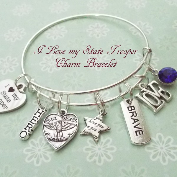 State Trooper Jewelry - Etsy