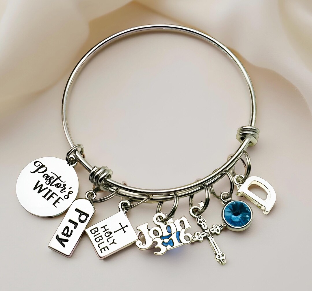 Pastor's Wife Charm Bracelet: Christian Faith Jewelry Gift - Etsy