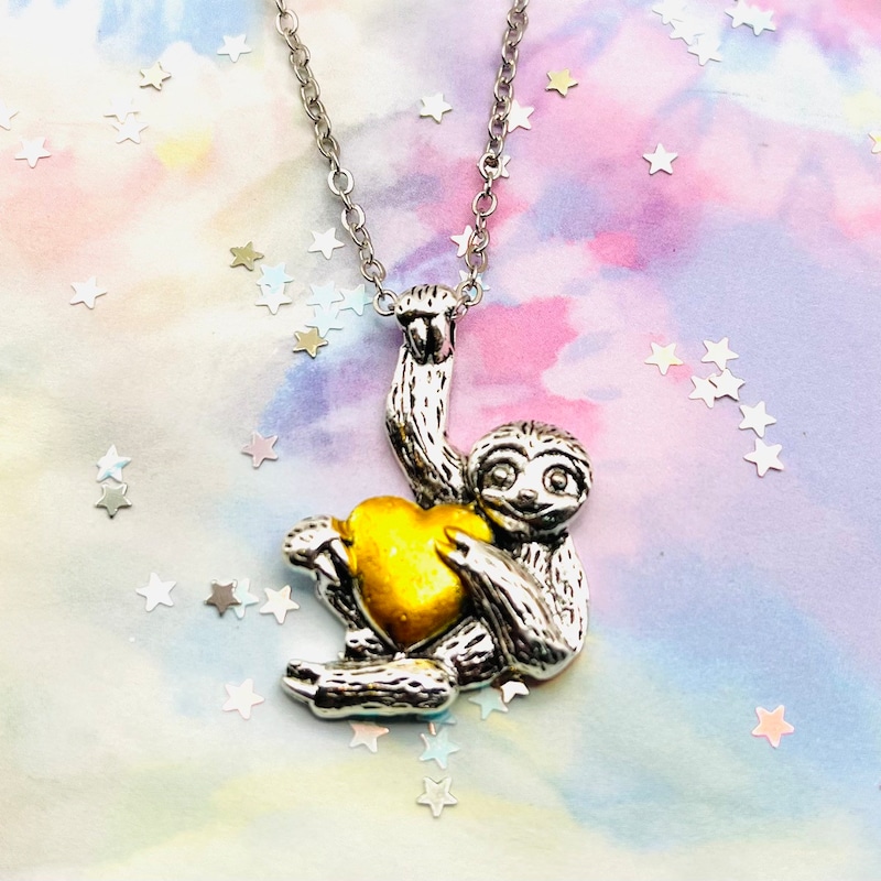 Sloth Necklace - Etsy