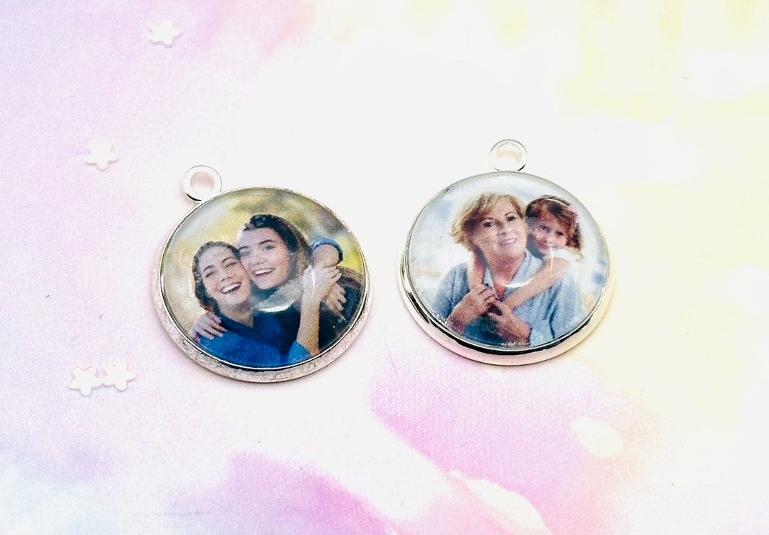 Custom Photo Charm: Personalized Pendant for Bracelet, Birthday Gift - Etsy