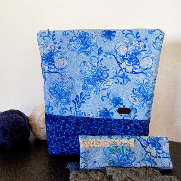 Knitting Project Bag - Etsy