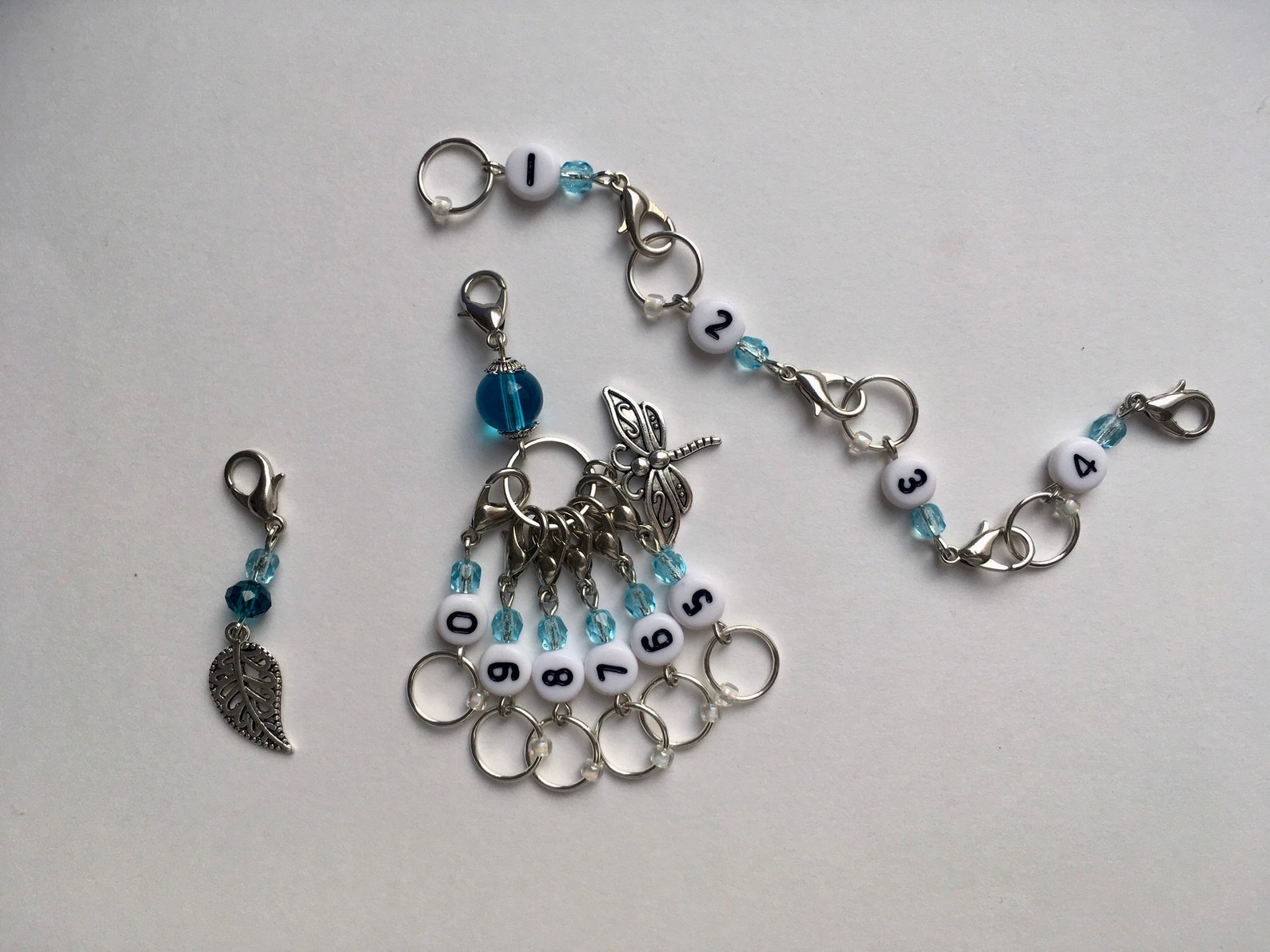 Knitting Row Counter Chain. Progress Keeper. Stitch Markers. - Etsy