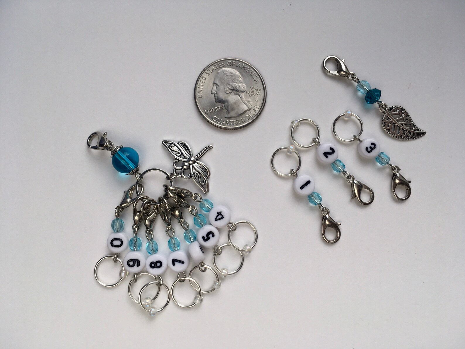 Knitting Row Counter Chain. Progress Keeper. Stitch Markers. - Etsy