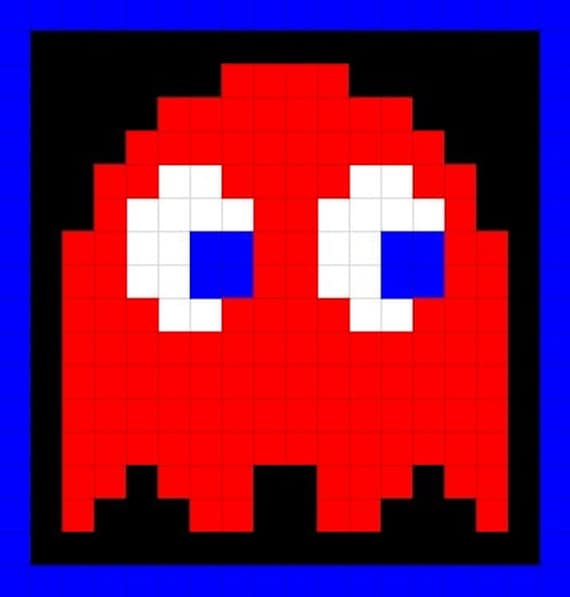 Pacman Ghost Pixel