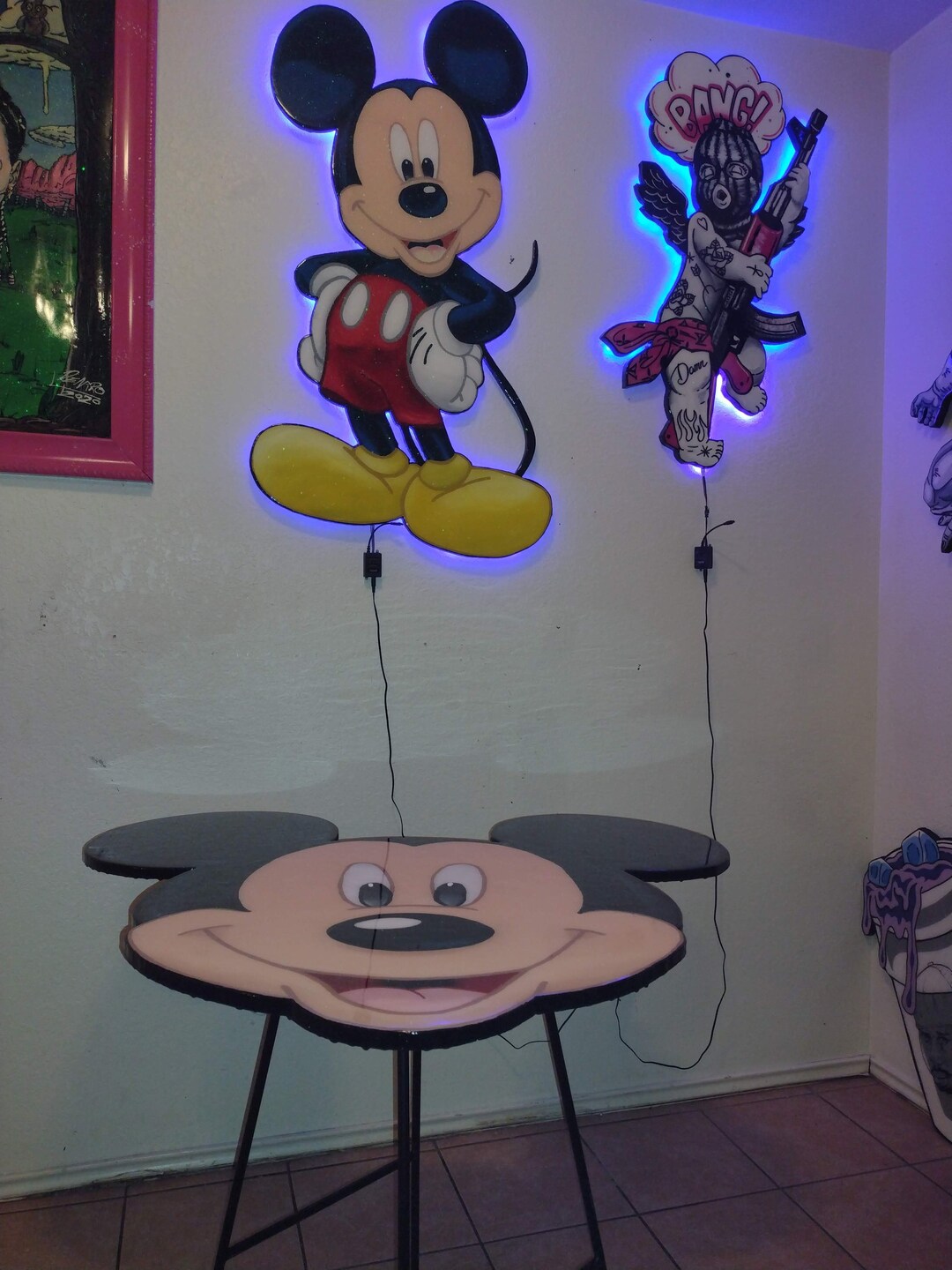 Custom Spinning Mickey Table - Etsy